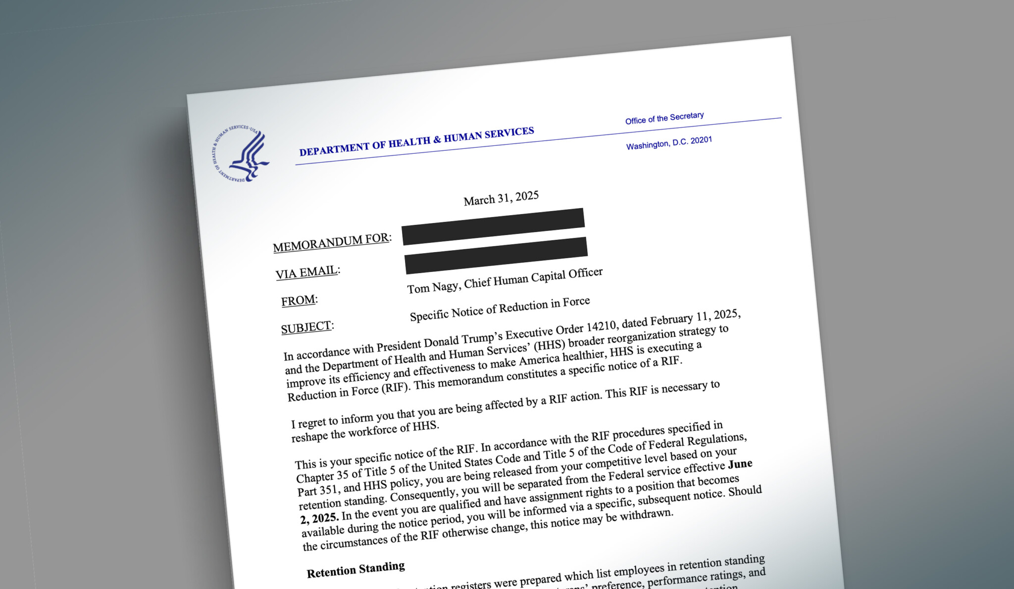 Turmoil as Federal Child Welfare Staff is Nearly Halved